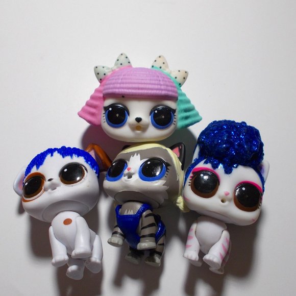 L.O.L. Surprise! | Toys | Lol Surprise Lot 4 Pets 3 Cats And Dog Euc ...